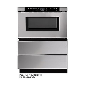 SHARP SMD2440JS 24 in. 1.2 cu. ft. Built-In Stainless Steel Microwave Drawer Oven