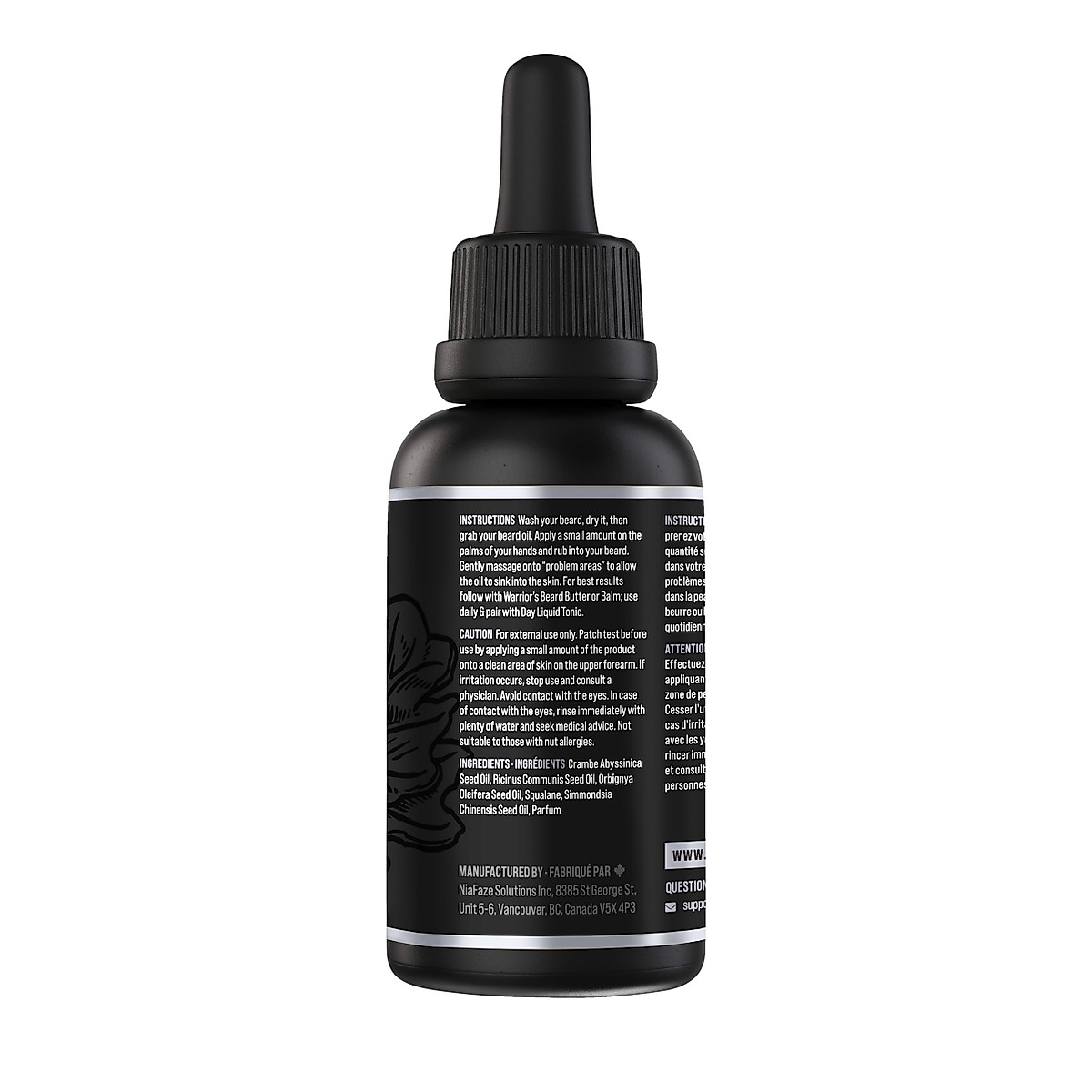 The Beard Struggle Night Liquid Elixir Beard Oil - Silver Collection - Alfheim's Forests - Softens, Moisturizing, & Healthier Beard Growth - Vegan-Friendly Beard Growth Oil (1 Fl oz)