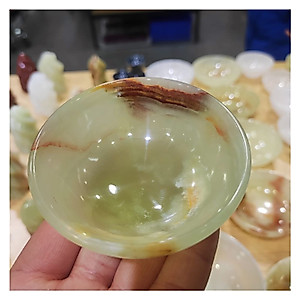 MRXFN Crystal Rough Natural Crystal Rough Exquisite Natural Afghan Jade Teacup Chinese Kung Fu Tea Bowl Retro Style Hand-Carved Jades Stone Health Teacups Home Gift Home Decoration
