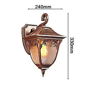 European Wall Light Outdoor Wall Lamp Bedside Balcony Corridor Corridor European Waterproof Antique Outdoor Retro Wall Light Court Villa Courtyard Home Garden Wall Lantern