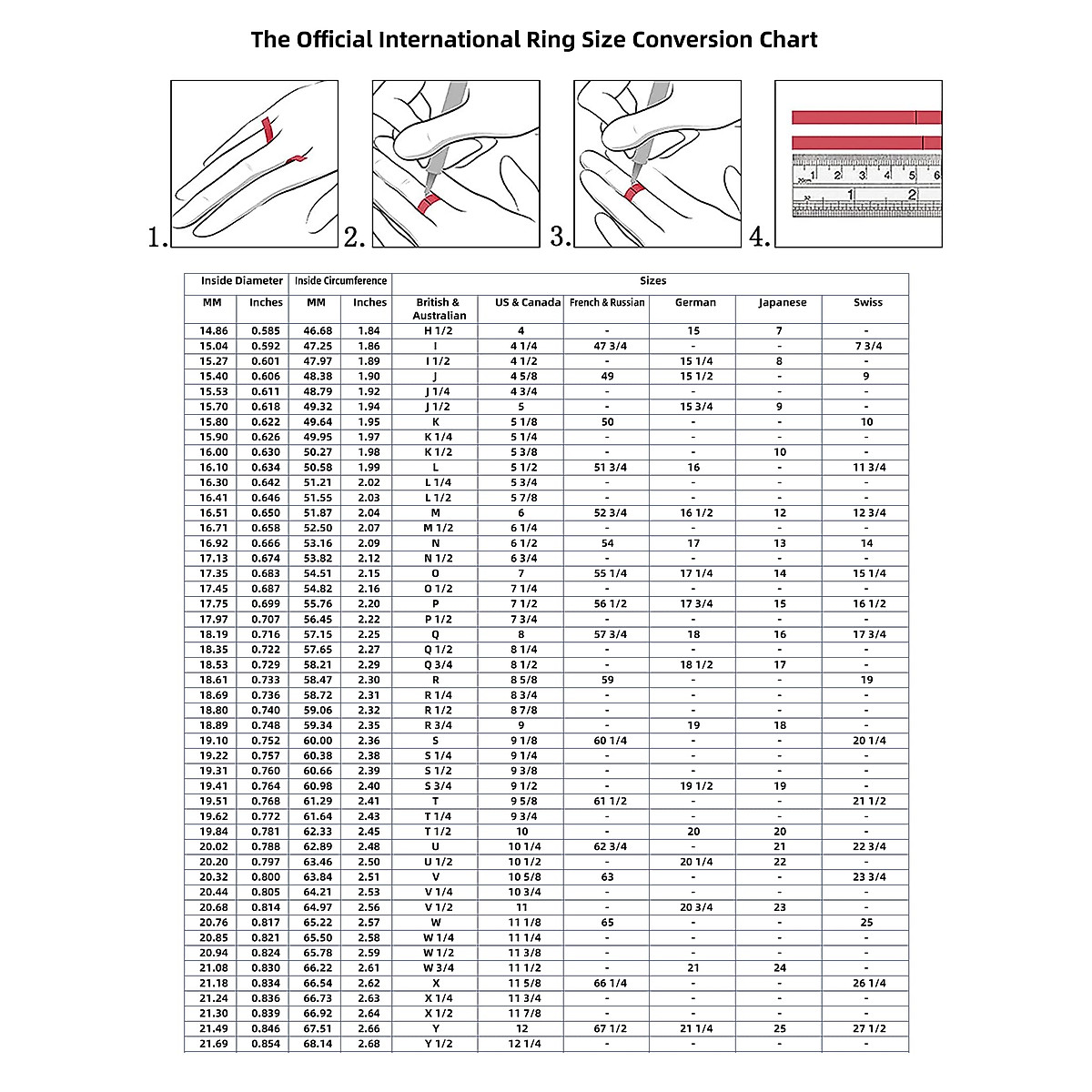 StarGems 0.5ct Moissanite 925 Silver Platinum Plated Classical Four Prong Ring B4507-0.5ct-6.5