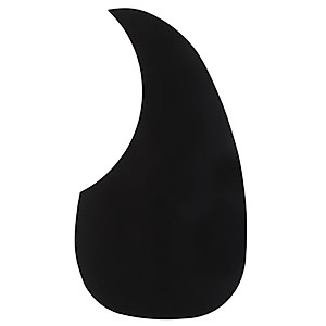 Musiclily Self Adhesive Acoustic Guitar Pickguard for Martin D28 Style guitar, Black