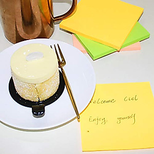 (8 Pack) Sticky Notes 3x3 Inches,Bright Colors Self-Stick Pads, Easy to Post for Home, Office, Notebook, 82 Sheets/pad