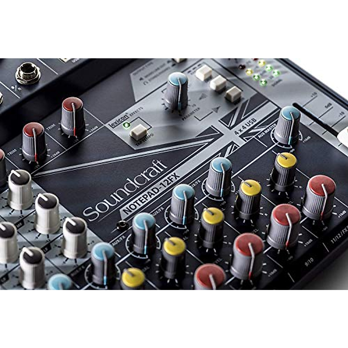 Soundcraft Notepad-12FX Small-format Analog Mixing Console with USB I/O and Lexicon Effects