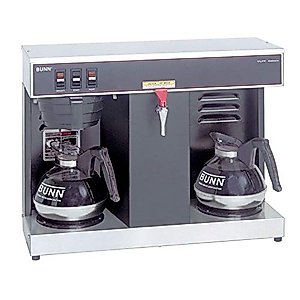 BUNN VLPF, 12-Cup Automatic Commercial Coffee Maker, 2 Warmers, 07400.0005