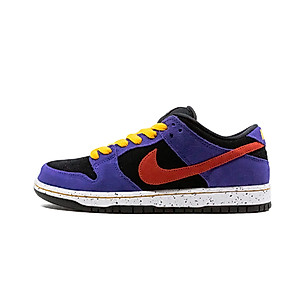 Nike Men's Low-Top Sneakers, Black Sunburst Varsity Purple, 10