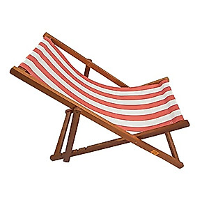 Sybrioka Patio Sling Chair, Recling Camping Chairs, Folding Lounge Chair, Adjustable Backrest, 220 Lbs Weight Capacity