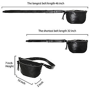 Haytijoe Crossbody Sling Bag for Women Fanny Packs Vegan Leather Bum Bag for Travel(Fashion1-Khaki)