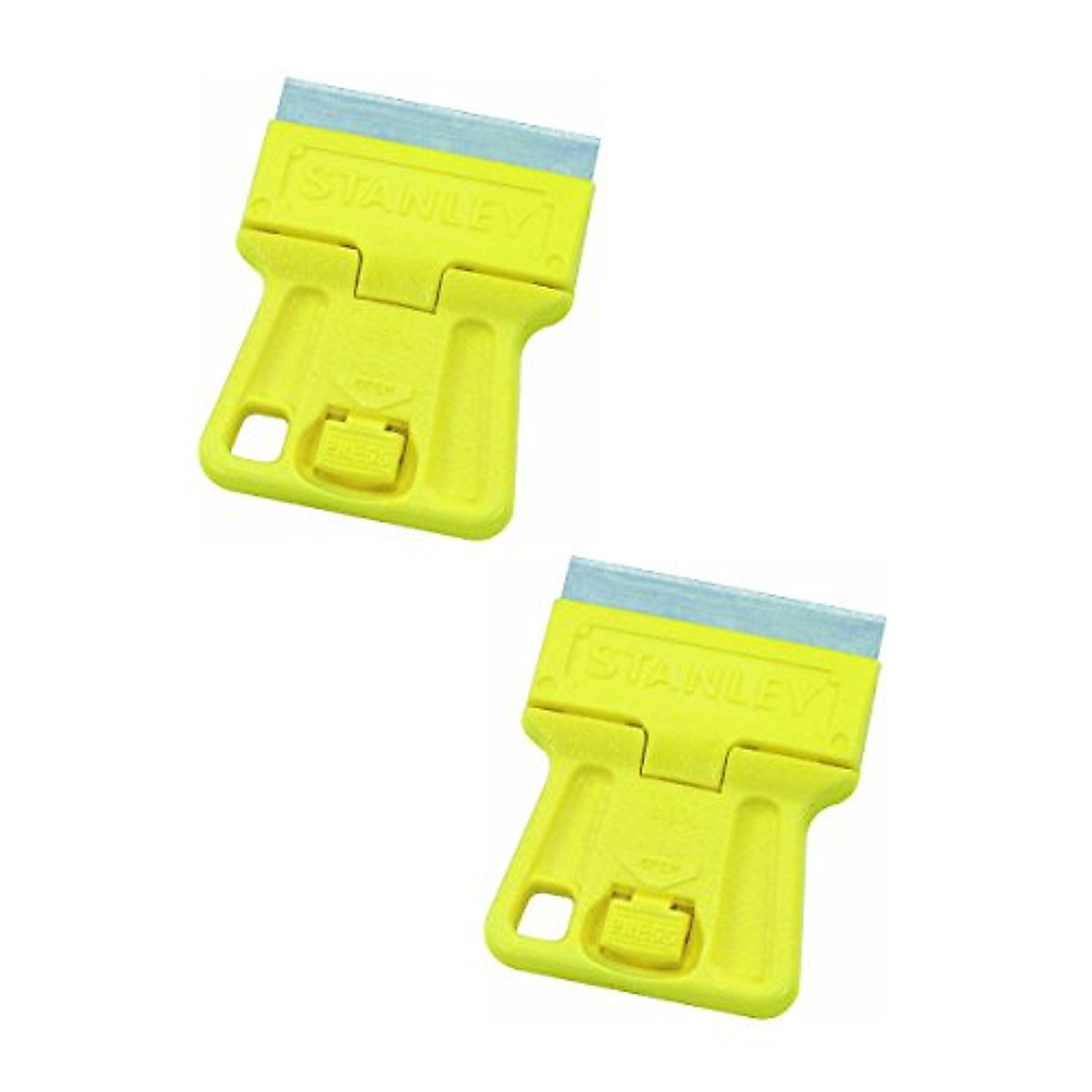 Stanley 28-100 1-3/16" High Visibility Mini Razor blade scraper,yellow,2