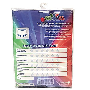 3pk, 7pk or 10pk Potty Training Pants with Success Tracking Chart Including Stickers in sizes 2T, 3T, and 4T