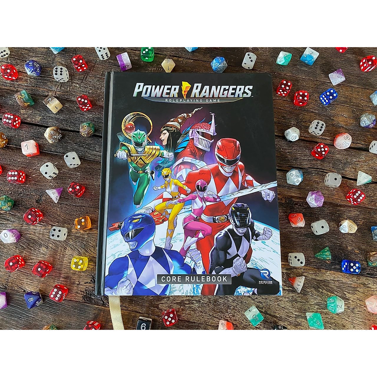 Renegade Game Studios Power Rangers Roleplaying Game Core Rulebook, Hardcover Full Color 260 Pages Ages 14+