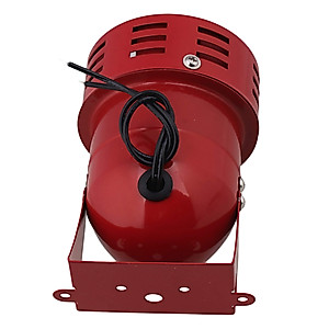BQLZR Siren Bell Clock Industrial Siren AC 110V, Industrial 110dB MS-190 Alarm Sound Motor High Power Buzzer Siren ,Suitable for Home, Industrial, Shop Alarms,Orchard