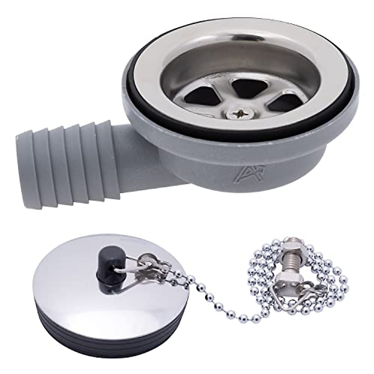 Ambassador Marine Sink Drain with Ultra Mirror Finish