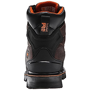 Timberland PRO mens 6 Inch Rigmaster Xt Steel Toe Waterproof Work Boot industrial and construction shoes, Brown Tumbled Leather, 9.5 US