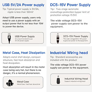 Vonets VBG1200 2.4GHz/5GHz Mini WiFi Bridge Ethernet/Wireless Repeater/Router/WiFi Signal Range Extender Industrial Powered by DC/USB with 1 RJ45 Male for DVR IP Camera