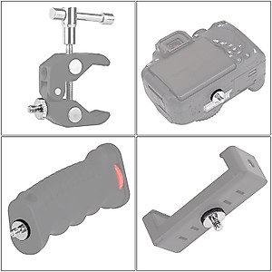 6 Pack International Standard 1/4"-20 Male to 1/4"-20 Male Threaded Tripod Screw Adapter Standard Tripod Mounting Thread Camera Screw Adapter Converter,Precision Made