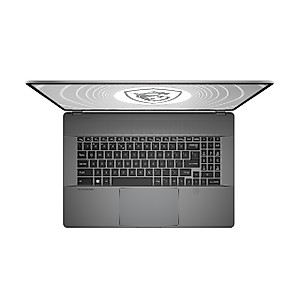 MSI CreatorPro Z17 HX Studio Laptop: Intel Core i9-13950HX, RTX 3000 ADA, 17" QHD+ 165Hz Touch Panel, 32GB DDR5, 1TB NVMe SSD, Thunderbolt 4, Win 11 Pro: Lunar Gray A13VKT-077US