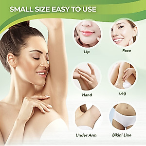 TOTCLEAR Facial Wax Strips For Hair Removal Face Waxing Kit For Women 40 Face Strips And 4 Calming Oil Wipes With Natural Formula