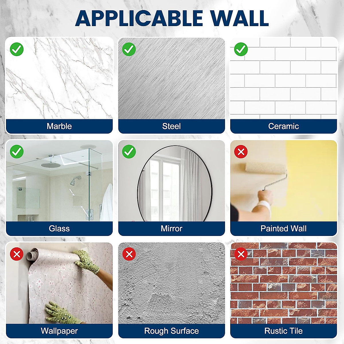 YIAOZ 3-in-1 Room Wall Mounted Bathroom Shower Pump Dispenser and Organizer,with Waterproof Label-can be Used for Shampoo,Conditioner, Body Lotion,Body Wash,Bathroom,Kitchen,Hotel(Silvery)