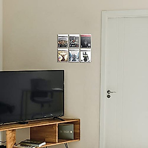 CaSZLUTION Clear Acrylic Video Game Box Protector Case for PS3, PS4, PS5, and Xbox one Game Case, 3mm Thick Dustproof Wall Storage Holder Game Protective Display Case (Pack of 1)