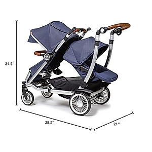 Austlen Entourage 2.0 Double Stroller in Navy (Also Available in Black)