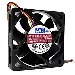 for DS05010R12H 12V 0.22A 50MM Fan - 5010 5CM 4-Wire Cooling Fan