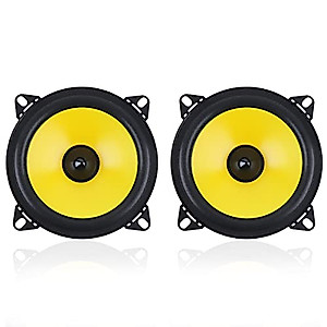 ePathChina 4 inch 60W 2-Way Full Range Frequency Car Audio Stereo Speaker Automobile Loudspeaker 2 pcs