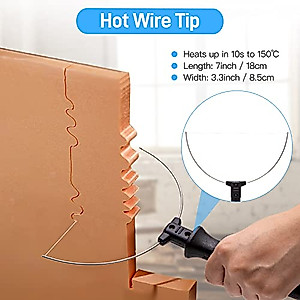 Hot Wire Foam Cutter, 4 in 1 Electric Hot Knife Foam Cutting Tool, 100-240v / 18w Styrofoam Cutter with Marker Pen