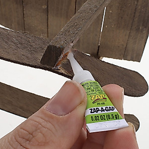 The Beadsmith Zap-A-Gap Glue – 5 Pack, Single Use .01 fl. oz tube – Cyanoacrylate (CA) Medium Viscosity Adhesive – Fills Gaps and Bonds to Multiple Surfaces – Use for DIY Crafts