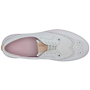 ECCO Women's S-Classic Hydromax Golf Shoe, White, 11-11.5