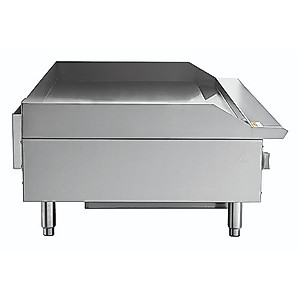 Kratos 29Y-009 48" Commercial Restaurant Gas Countertop Griddle, Thermostatic Controls, 4 Burners, 120,000 BTU Output
