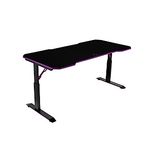 Cooler Master GD160 PC Gamimg Desk, Onesize, Black, Purple