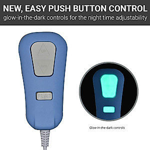 Contour Mattress Genie Inflatable Bed Wedge | Twin Size, Portable, Turns Any Bed Into an Adjustable Bed, Hospital Bed Rental Alternative | Perfect for Elderly, Snoring, Reflux, GERD, Post-Surgery