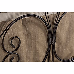 Hillsdale Furniture Hillsdale Milwaukee Post Queen Bed Textured Black