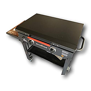 UTV GIANT Griddle Lid Cover fits 28in Blackstone Griddle, Powder Coated Black Aluminum Lid Storage Cover for 28 Inch Blackstone Griddle - Made in USA