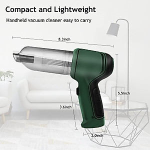 DHDZVOV Handheld Vacuum,Mini Vacuum,Keyboard Cleaner,Portable Car Vacuum,Cordless Handheld Vacuum Pet Hair Vacuum, Scraps for Laptop,Keyboard, Piano