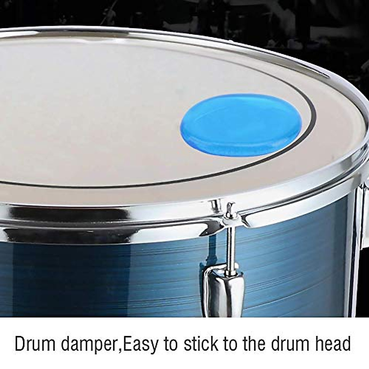 12Pcs Silicone Drum Dampeners Gel Pads,Drum Damper for Drums Tone Control