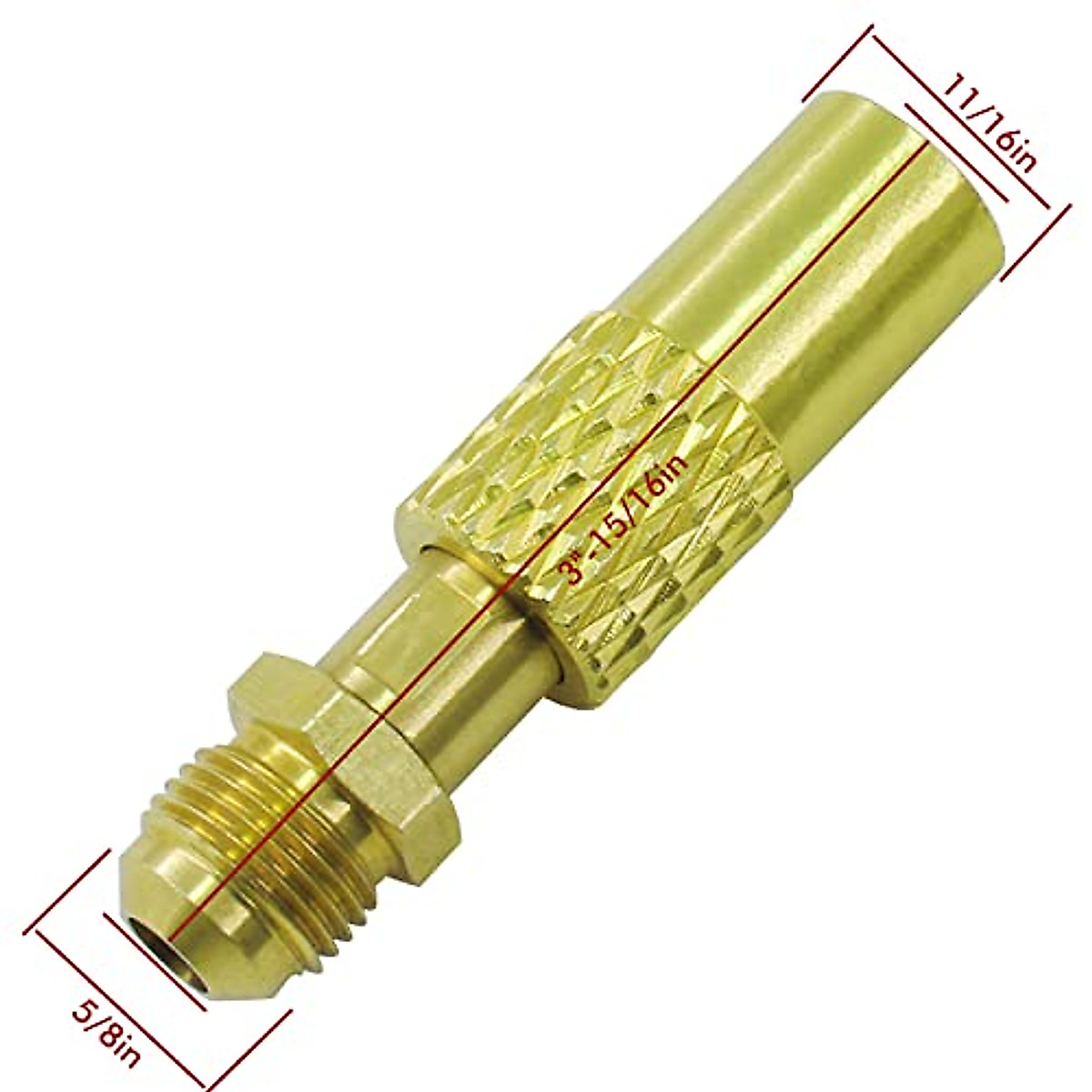 MENSI 3/8" Male Flare Converter Adapter for Coleman Roadtrip LXE Grill to Hook Up RV Propane Extension Hose