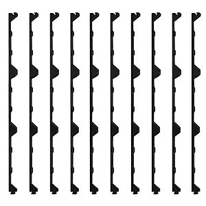Sthovd 12 in Inside Classic Rib Profile Foam Closure Strips Fit for Metal Roofing Panels 3 ft Long Roof Closure Strips (10 Pieces)