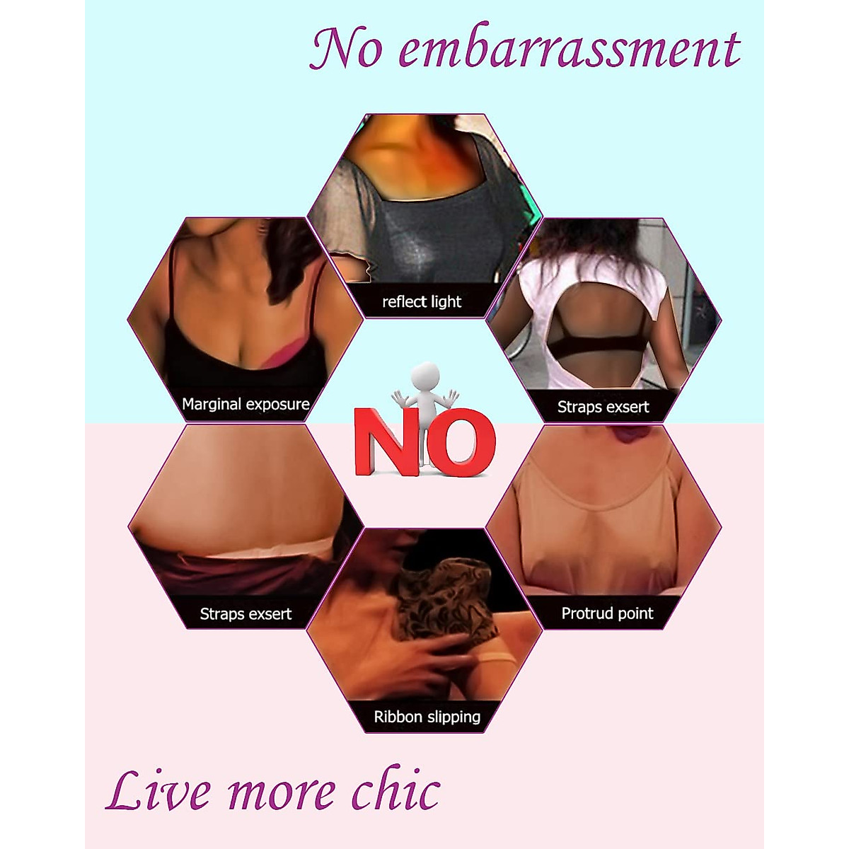 MSLO Lifting Nipple Covers Breast Petals Reusable Adhesive Invisible Bra Silicone Sticky Pasties Lift Wing for Women (2.6 inchs, Brown, 4)