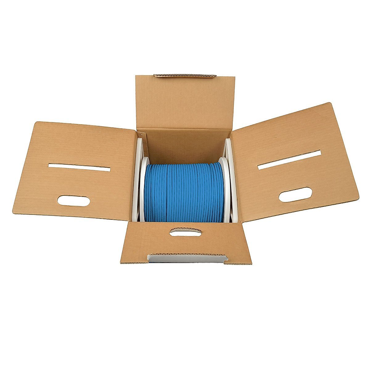 Tripp Lite Cat6 Gigabit Bulk Solid PVC Cable Blue, 1000-ft.(N222-01K-BL)