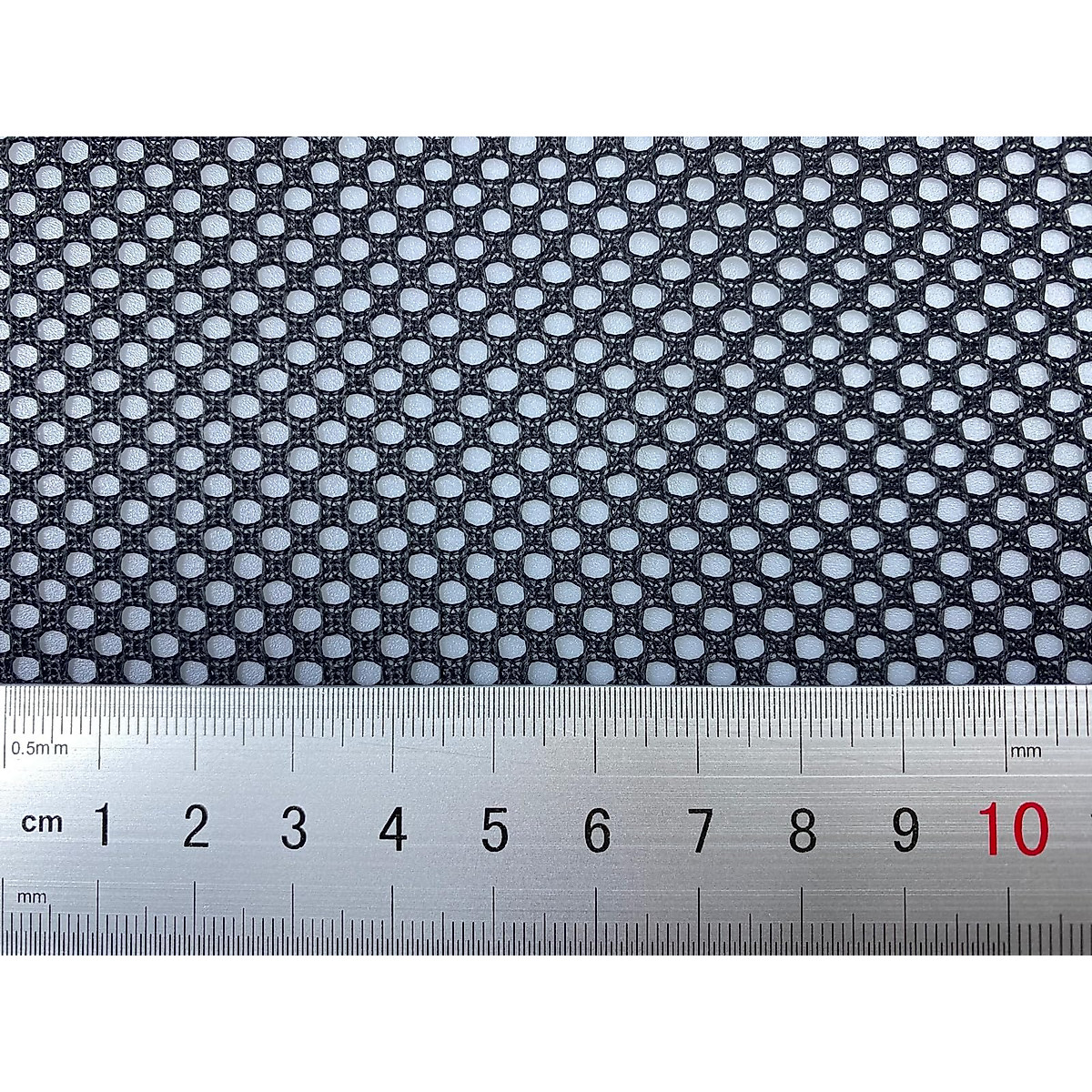Mesh Fabric Netting Black Fabric Netting Soft Mesh Fabric for Sewing, Crafts，Shopping Bag, Backpack Pocket and Straps and Netting Clothes (Black(19×61INCH))