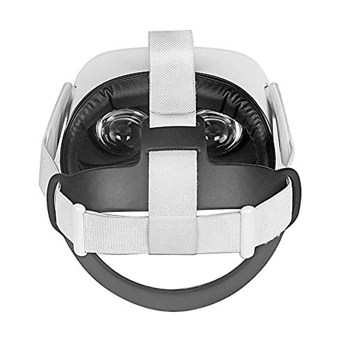 Zaracle Flexible Soft TPU Head Pad for Oculus Quest 2,Comfortable Head Strap Pad Head Cushion Reduce Head Pressure (Black)