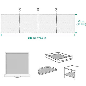 Shelf Liner Drawer Liner Non-Slip Mat Shelves Liners 12" X6.5’ Grid Pattern PVC Non-Adhesive Grip Liner Anti-Slip Mat for Kitchen Cabinets Wire Shelving Pantry Dresser Refrigerator (Purple)