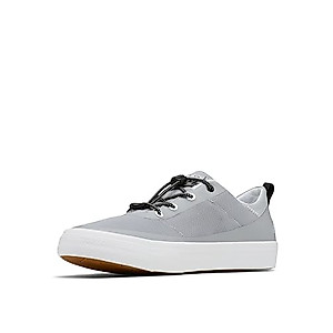 Columbia Men's Bonehead PFG Boat Shoe, Steam/Black, 12