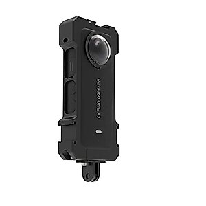 Aokicase Compatible with Insta360 One X3 Anti-Scratch Camera Holder Metal Protective Frame for Insta 360 One X3 Action Anti-Scratch Camera Accessories Black (A513B)