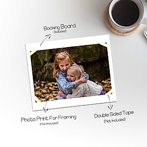 Golden State Art, Pack of 50, 8x10 Inch White Backing Boards