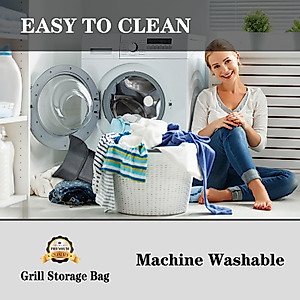 Rilltowpe BBQ Storage, BBQ Bags for Outdoor Grilling, BBQ Tool Storage, BBQ Hardware and Tools BBQ Bags, Portable BBQ Bags for Camping and Hiking BBQs.