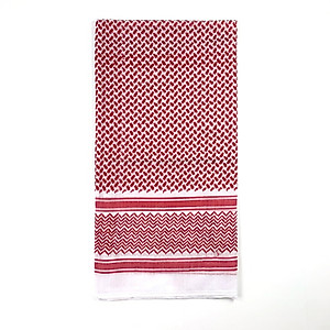 Craoopii Palestine Scarf, Keffiyeh, High Headscarf, Keffiyeh Neck Head Scarf Wrap for Men Women(Type2)