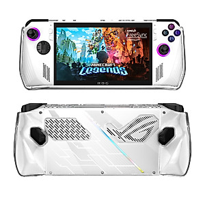 Miimall for ROG Ally TPU Clear Case, Snugly Fit Anti-Slip Shockproof Anti-Scratch Protective Cover Case for Ally Gaming Handheld 2023